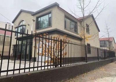 China Powder Coating Metal Picket Fence Home Garden Ornamental Wrought Iron Fence Panels for sale