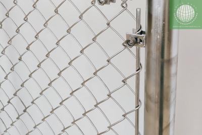 China cerca Galvanized Diamond Mesh Wire Fence do elo de corrente do metal de 4.0mm à venda