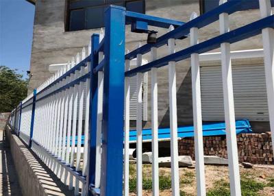 Cina Recinto galvanizzato Gate del ferro di Blue White Wrought della chiusura del metallo in vendita