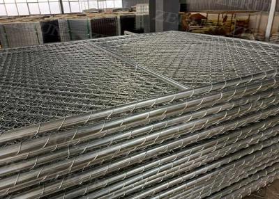 China ciclone galvanizado 1*10m Mesh Fencing With Barbed Wire do quadro 2.5mm à venda