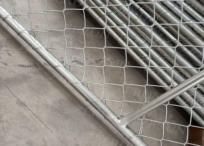 China 9 cerca 6ft do elo de corrente do metal de Diamond Mesh Galvanized 50x50 do calibre à venda