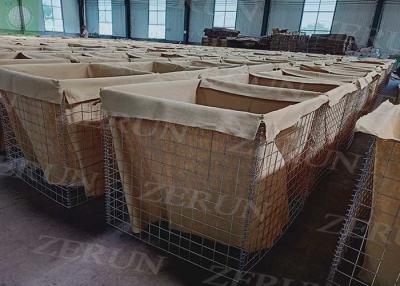 Cina bastione difensivo molto galvanizzato della barriera di 1.0m coperto di panno del geotessuto in vendita