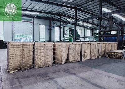 Cina il gabbione saldato barriera difensiva di 4mm ha riempito la terra militare in vendita