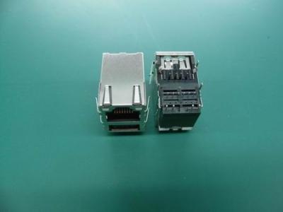 Cina il cavo di 29mm ha filtrato l'alta frequenza del connettore di RJ45 USB con il LED 10Pin in vendita