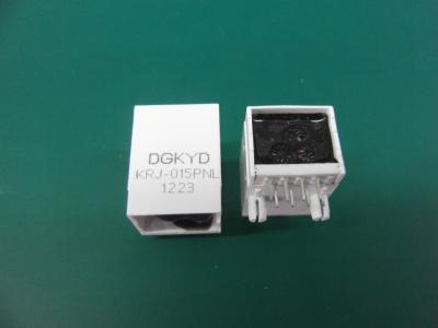 中国 インターネットのカメラ磁気 8 Pin RJ45 のコネクター白い ROHS は 20.6mm を承認しました 販売のため