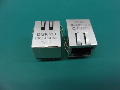 中国 LEDS KRJ-060NL との CAT5 100Base の側面の記入項目 PCB RJ45 ジャックの垂直/イーサネット RJ-45 販売のため