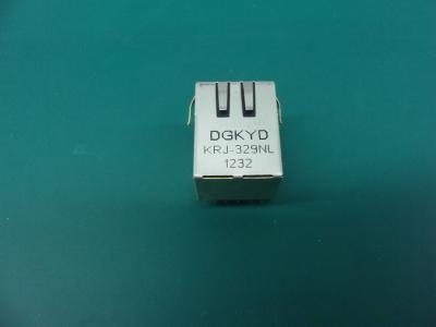Cina 10/100/1000Base-T CAT6 RJ45 magnetico Jack/porto KRJ-329NL fermaglio uno in vendita