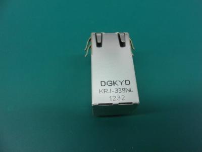 Cina Rete Jack RJ45 con uso del ponte di magnetica, 33mm JKO-0036NL della Linguetta-Su di 12 Pin in vendita