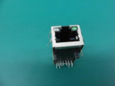 Cina UN PWB RJ45 Jack 10/100/1000Base-T, 33.0mm Tx RJ45 di 12 Pin con magnetica integrata in vendita