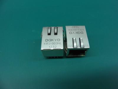China Puerto modular de UTP RJ45 Jack de la red solo con la longitud 0.85inch del LED en venta