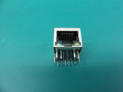 China Conector modular de CAT5 CAT6 Shieded RJ45 Jack con LED KRJ-202ENL en venta