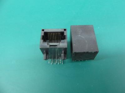 中国 内部磁気学の Toolless 黒い 8Pin 8P8C POE RJ45 ジャックのコネクターを転換して下さい 販売のため