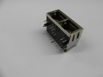 Cina CAT5 grado schermato RJ45 del cavo 90 con il filtro dalla doppia porta dei trasformatori in vendita