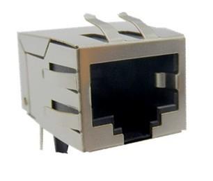 China Enige haven 10/100 Basis Geïntegreerd Lusje op RJ45 met Transformatoren voor de Netto Kaart van PCMCIA Te koop