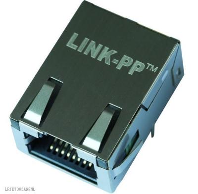 Cina Linguetta-Su di basso profilo di gigabit della rete Ethernet RJ45 Jack con il LED in vendita