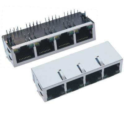 Cina Connettore modulare RJ45 del PWB con il basso profilo ed i moduli magnetici integrati in vendita