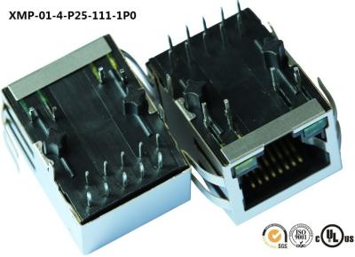 中国 MAG XMP-01-4-P25-111-1P0 の 10/100Base-T 港の PoE Rj45 コネクター 販売のため