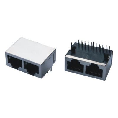 中国 IEEE 1000BASE 2 の港 RJ45 はコネクター RJ45 10P8C の側面の記入項目を統合しました 販売のため