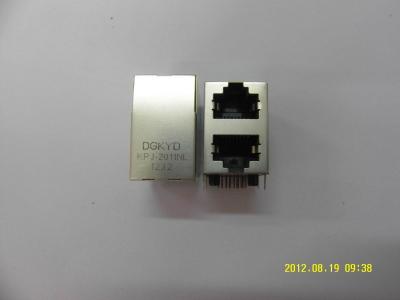 中国 2*1 は港タブの 10/100/1000base-T/TX のための RJ45 変圧器、10 Pin Rj45 のコネクター、磁気 RJ45 を倍増します 販売のため