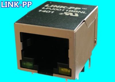 中国 1 つ x 1 つの港 RJ45 モジュラー ジャックの 100Base RJ 45 のモジュラー コネクター LPJ0011BBNL 販売のため