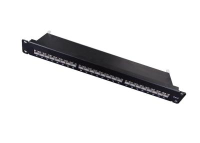 中国 Cat5e によって保護されるパッチ盤、24 の港 RJ45、19