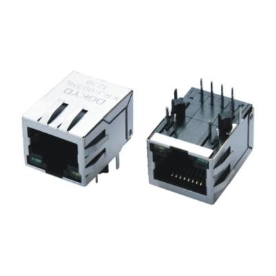 Κίνα Ενιαίος λιμένας RJ45 Ethernet Jack με οδηγημένο krj-003NL, RJ45 συνδετήρας Jack 10/100base-τ προς πώληση