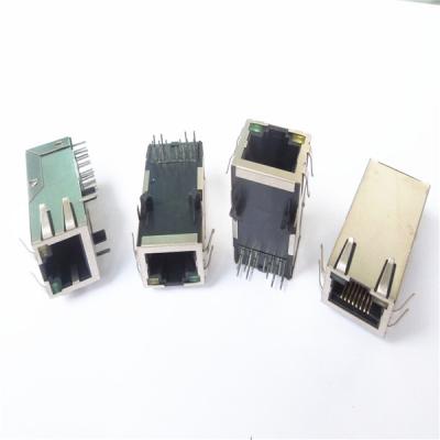 中国 10/100/1000 の基盤TX RJ45 モジュラー ジャック タブは磁気学のコネクターを統合しました 販売のため