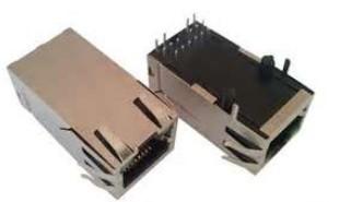 Cina PRESA modulare RJ45 G1184-B4241-A della singola rete del porto 1000Base con il trasformatore di magnetica per i CAT 5 & 6 in vendita