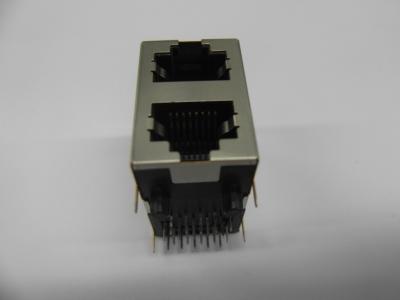 Cina 10/100 2X1 2 di filtro basso dal ricevitore Jack/RJ45 di lan del porto Rj45, RJ45 con il trasformatore in vendita