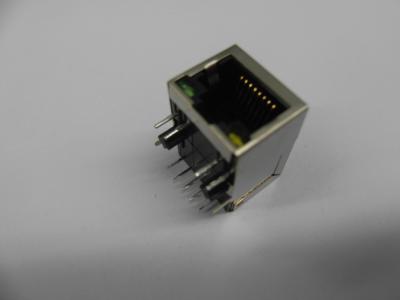 China RJ45 with Transformer, 10/100BASE 1x1 Tab Down Transformer RJ45 Jack, Rj45 Lan Jack for sale