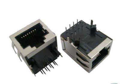 中国 PA66-B30 10 ピン防水 rj45 usb のコネクター/ジャッキの単一の港(1 x leds との 1) 販売のため
