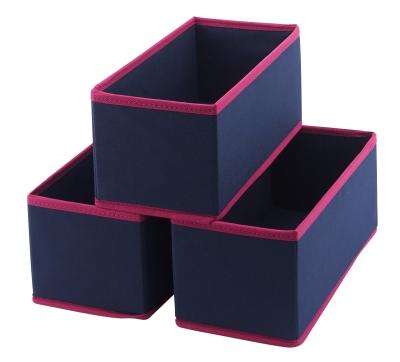 China los 28x14x13cm compartimiento de almacenamiento plegable de 3 paquetes para la organización casera en venta