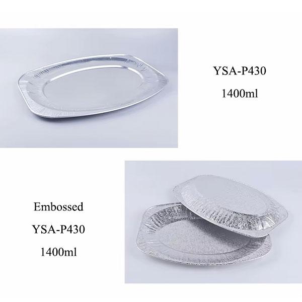 P430 aluminum foil tray - 1400ml capacity