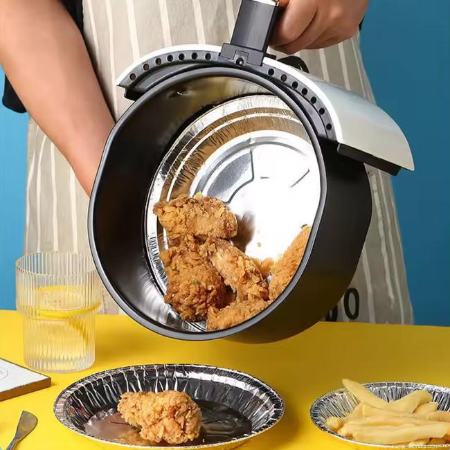 9 inch round aluminum foil pan product display