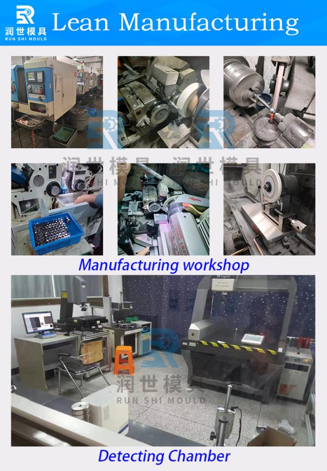Manufacturing workshop of Guangzhou Runshi Mold Co., Ltd. showing production facilities