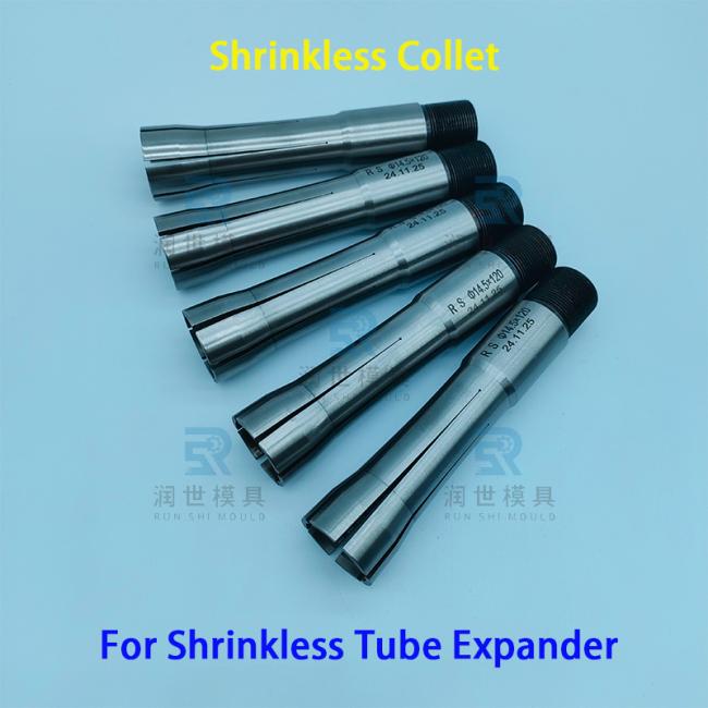 Detailed technical view of Shrinkless Collet Tool components