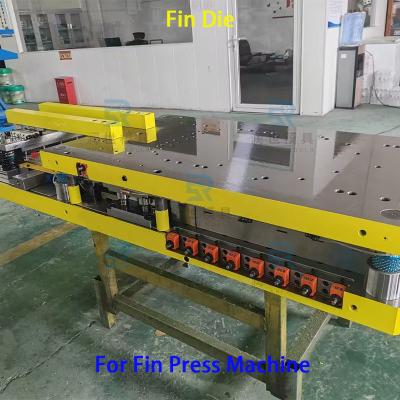 China Multi Function Fin Press Line Aluminum Foils Fin Press Machine Servo Control for sale