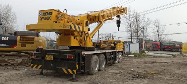 2015 Used Truck Crane Mobile Crane 50ton Terrian Mobile Crane