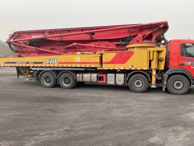 60m Sy Beton Pump Volvo Chassis 6 Boom Section Pumping Truck Mounted Used Concrete Pump Factory Price