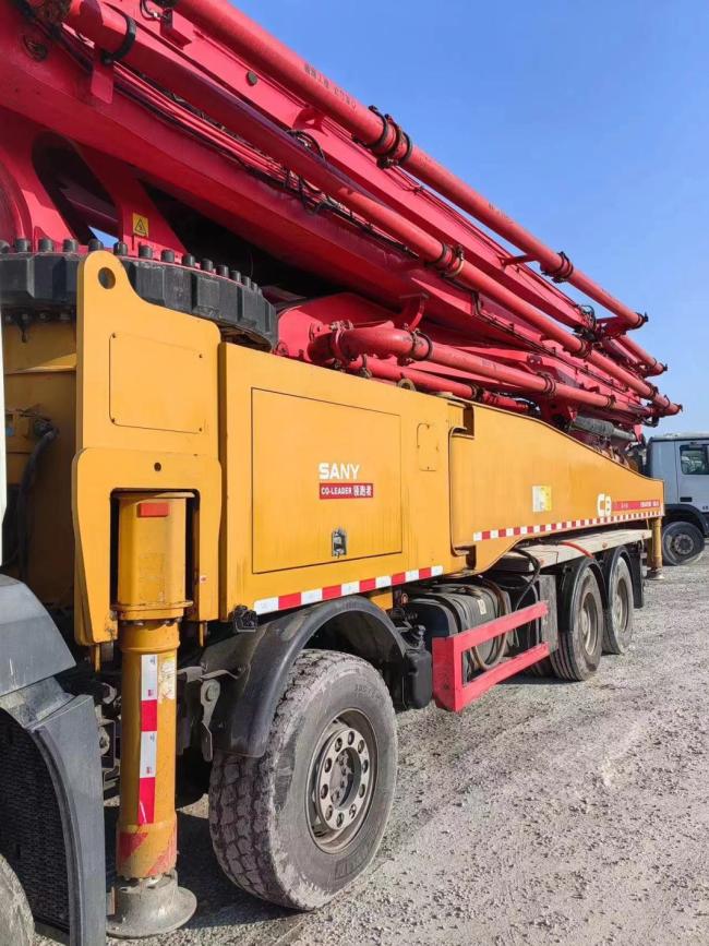 Concrete Pump Truck 56 Meters Installed Mercedes Chassis, Stock Two Sets