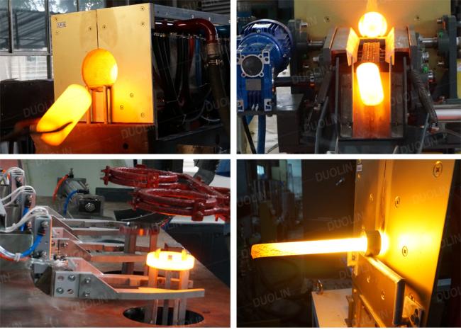 IGBT bolt head induction forging equipment application display
