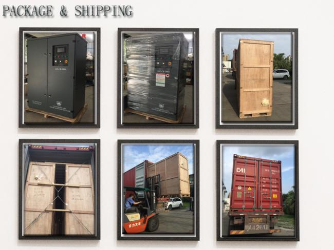 Packaging and shipping process for induction heating equipment