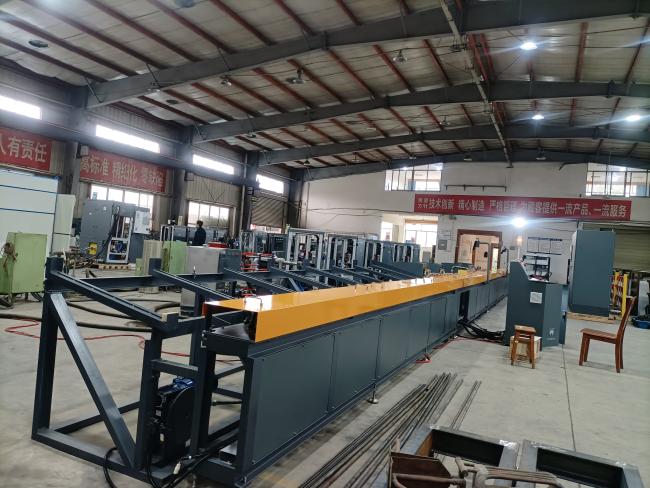 Induction heating production line overview