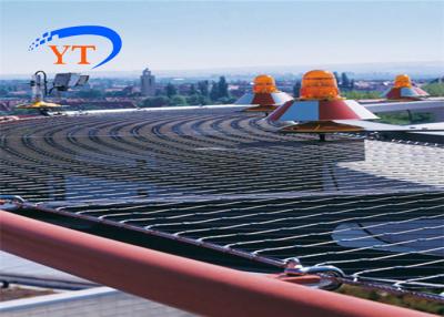 China Cuerda de acero inoxidable Mesh Helideck Helipad Safety Net de la virola del OEM en venta