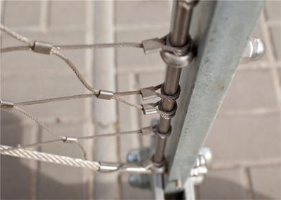 Cina Piattaforme delle scale del pannello di Mesh Outdoor Swimming Pool Fence della corda di flessibilità 2.0mm ss in vendita