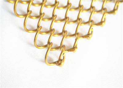 Cina tenda ss 304 Mesh Fireplace Screens d'attaccatura dei drappi della bobina del metallo di 1.5mm 5x5mm in vendita