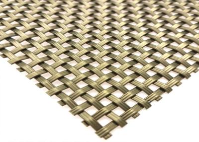 Cina schermo tessuto architettonico 1.5mm di Mesh Facades Perforated Metal Mesh del cavo di 17.5mm in vendita