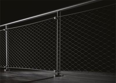 Cina Pannelli di lunghezza della maglia 2.4m della corda di Diamond Soft Handrails 2.0mm ss ad entrambi i lati in vendita