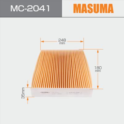 중국 MC-2041 MASUMA 오토카 에어컨 시스템 닛산 카슈카이용 객실 필터 판매용