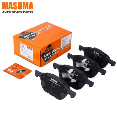 중국 MS-U0040N MASUMA CV6Z 2001 자동차 예비 부품용 반금속 급정지 브레이크 패드 판매용